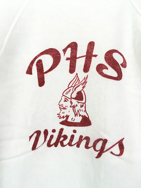 古着 60s PHS Vikings バイキングス カレッジ アメフト 染込み 古着 60s PHS Vikings バイキングス カレッジ アメフト 染込み