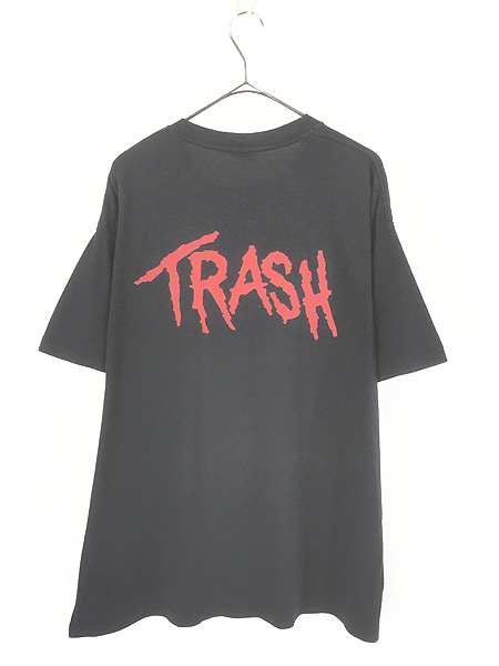 古着 80s USA製 Alice Cooper 「Trash」 ホラー スカル ショック グラム ロック Tシャツ XL - 古着 通販 ...